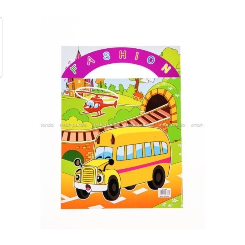 Jual Buku Mewarnai & Sticker Transportation Series JY-J002 | Shopee ...