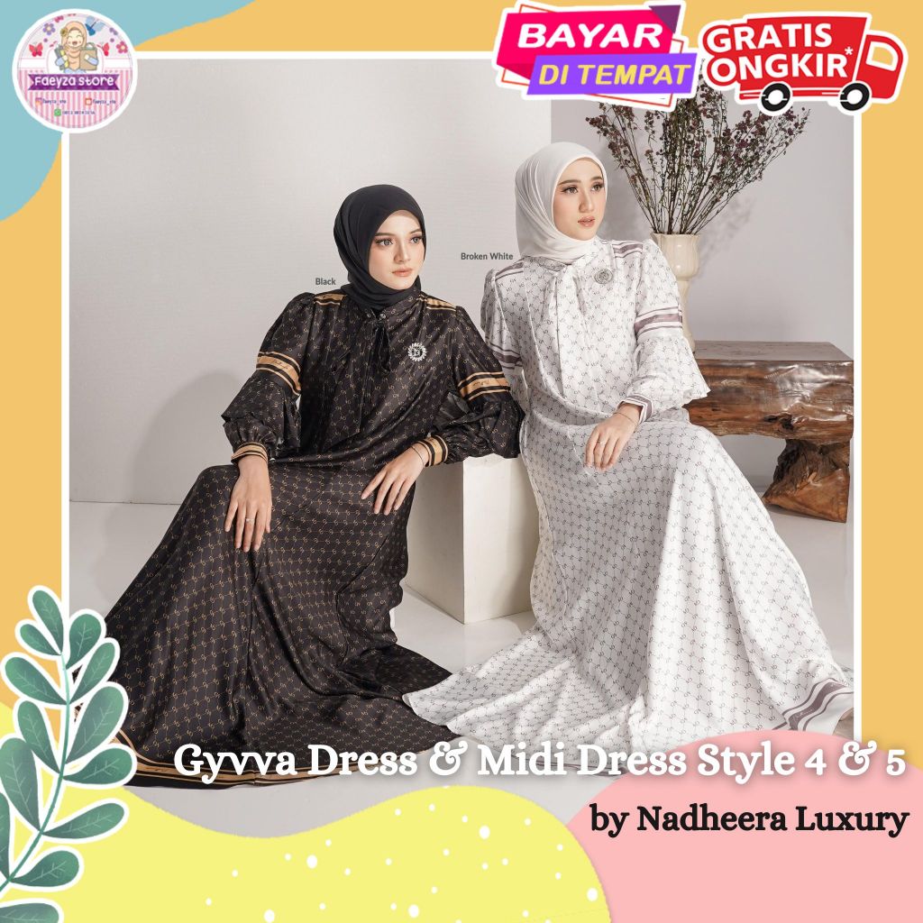 Jual SPECIAL PRICE !!! Gyvva Dress & Midi Dress Style 4 & 5 ORI by Nadheera Luxury | Shopee ...