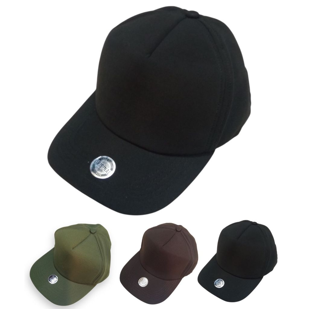 Jual Topi Built Up Original Polos Pria Wanita Dewasa | Shopee Indonesia