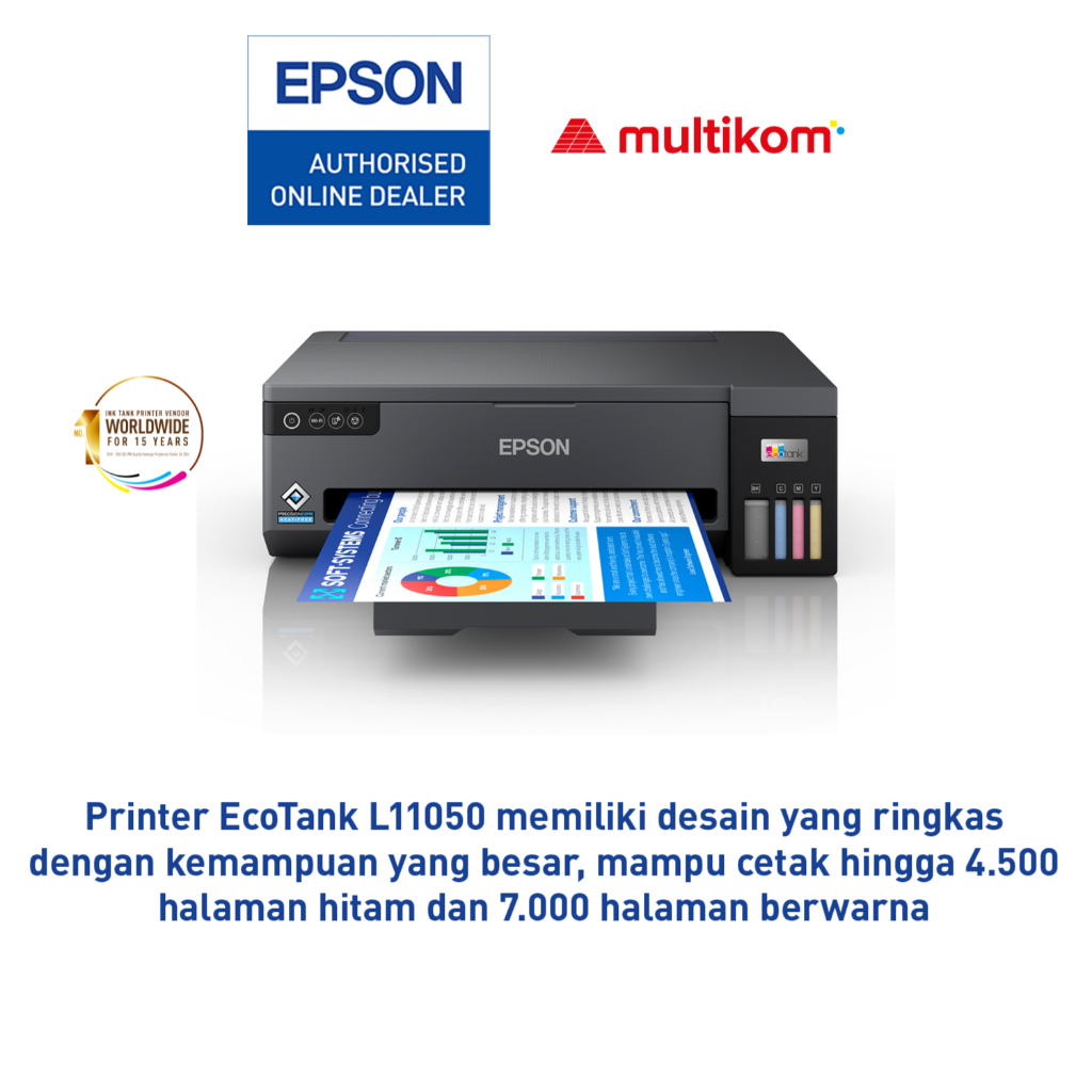 Jual PRINTER EPSON EcoTank L11050 A3 A3+ Wi-Fi Ink Tank Printer | Shopee Indonesia