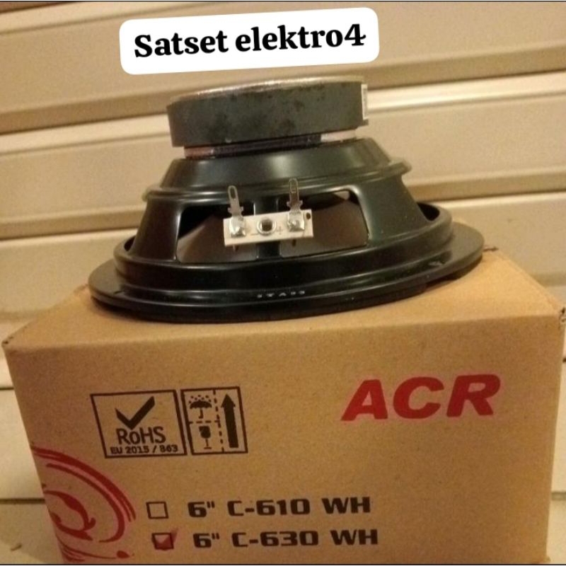 Jual SPEAKER ACR 6 INCH C-630-WH TRANSFARAANT ACR WOOFER | Shopee Indonesia