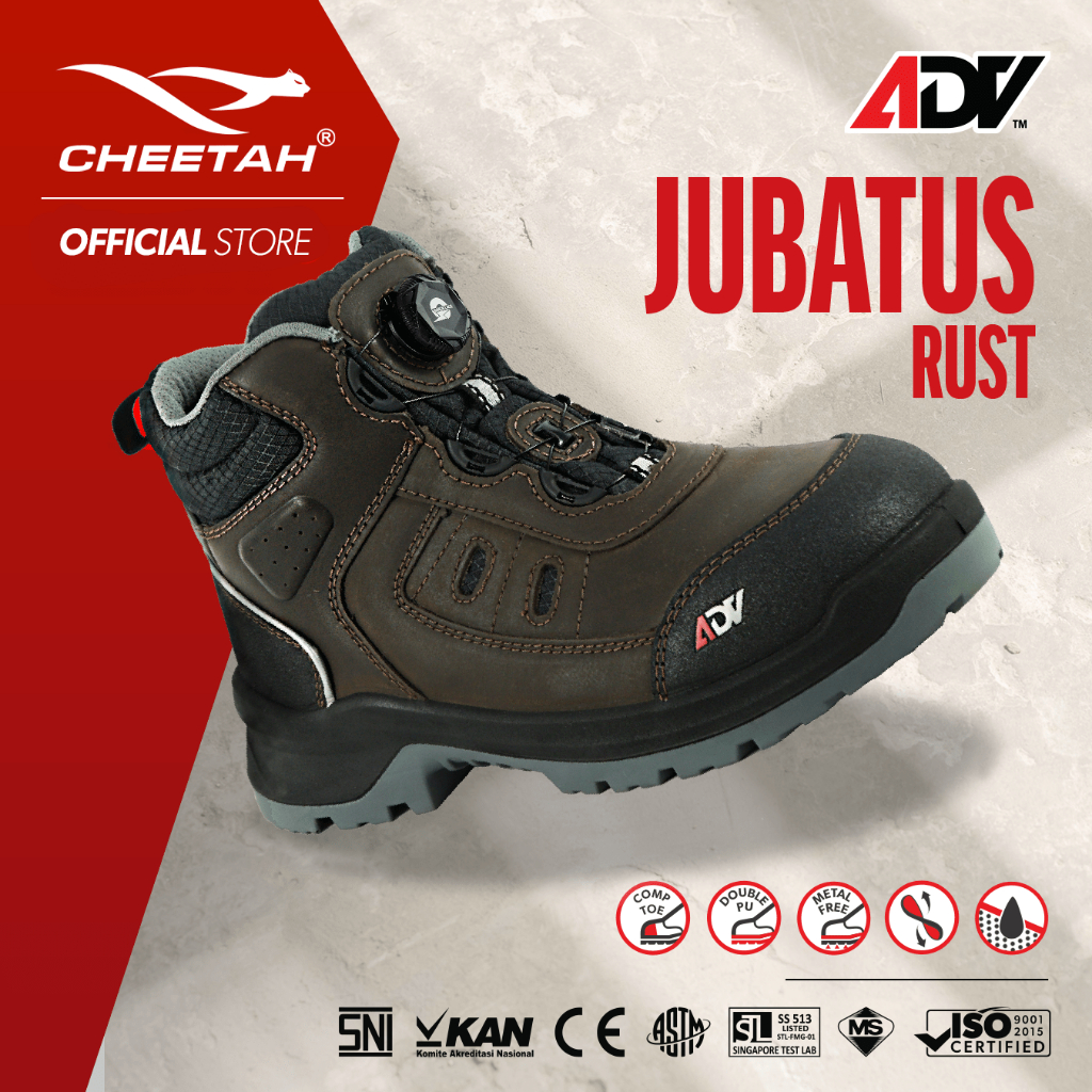 Jual "BONUS KAOS KAKI" Sepatu Safety CHEETAH 6112C Safety Shoes S3 ADV ...