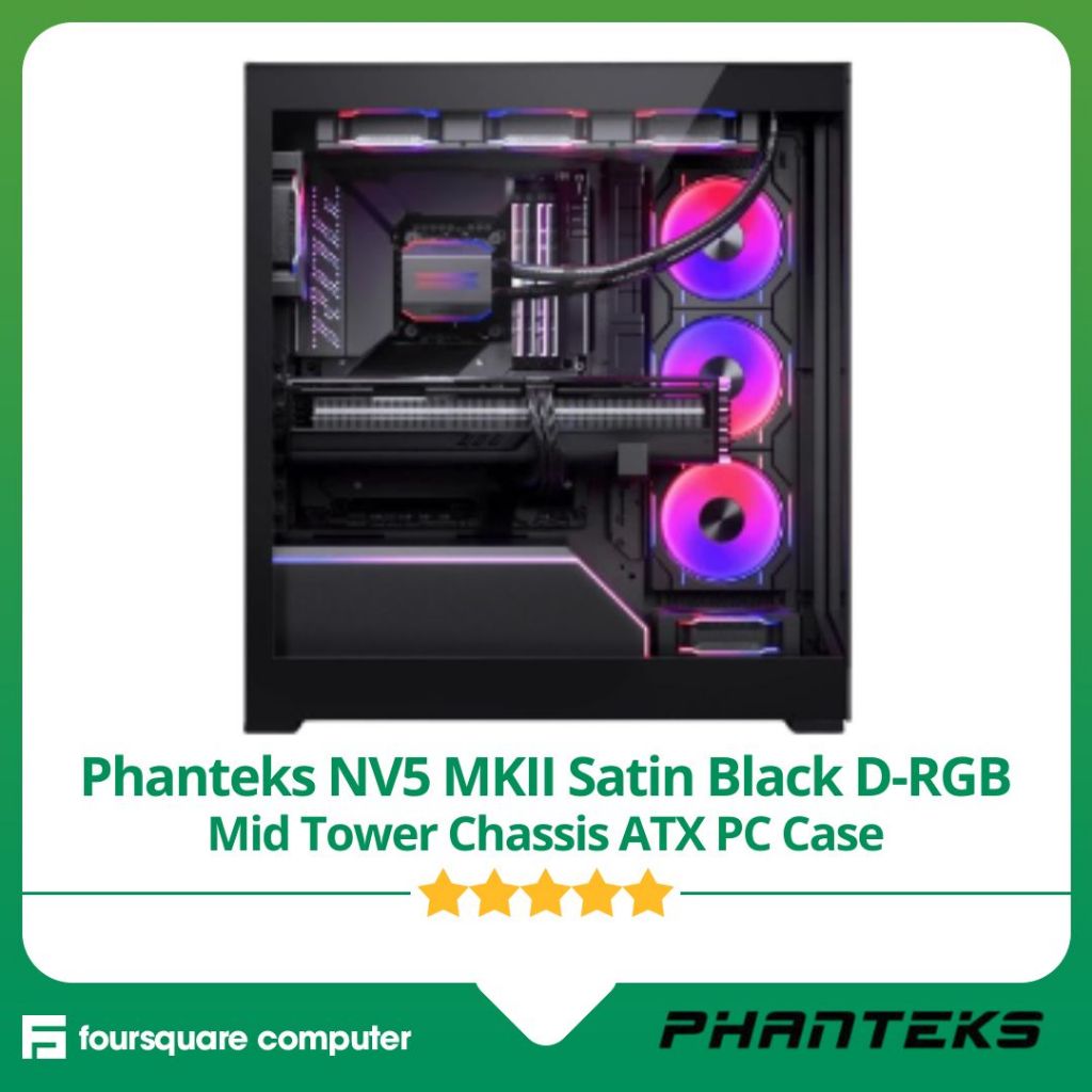 Jual Phanteks NV5 MKII Satin Black D-RGB Mid Tower Chassis ATX PC Case ...
