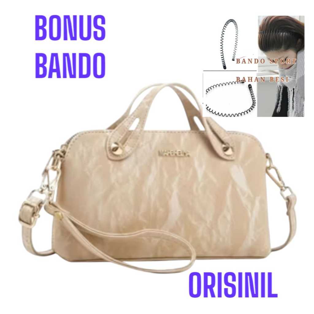 Jual BONUS BANDO MAHBHELIYA RR1 ORISINIL IMPORT TAS WANITA PREMUM KERJA ...