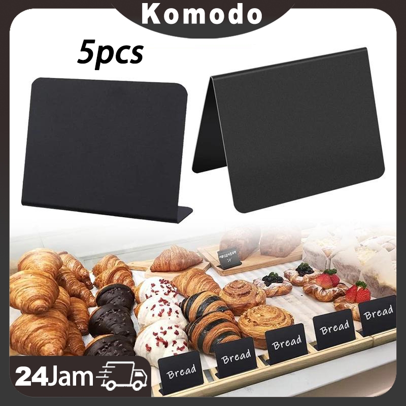 Jual NEW 5Pcs Papan Kapur Menu Cafe/Papan Tulis Kapur Food Buffet Mini ...