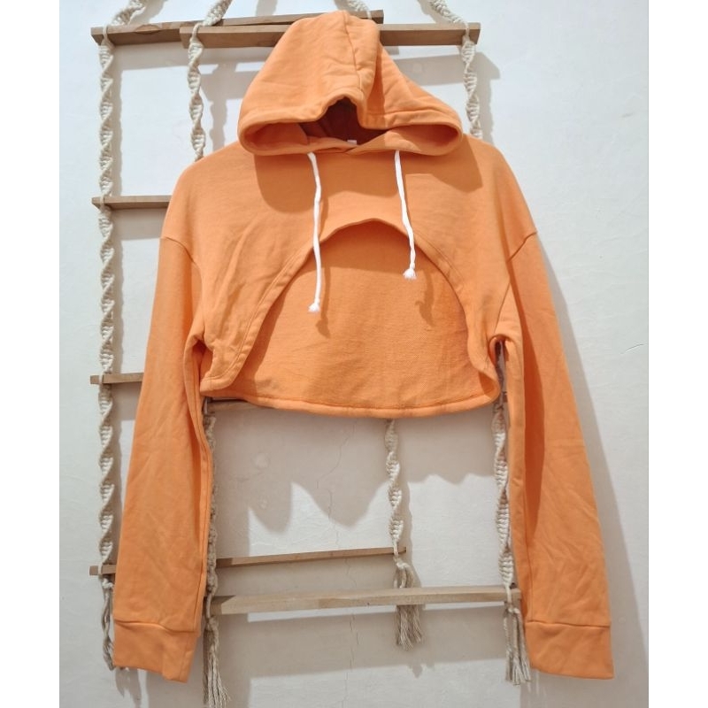 Jual hoodie crop (PL) | Shopee Indonesia