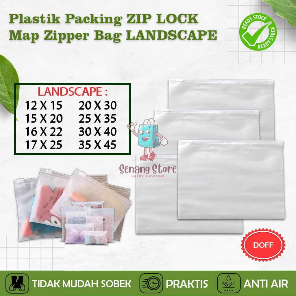 Jual Kantong Plastik Packing ZIPLOCK isi 50-100PCS Anti Air Travel ...