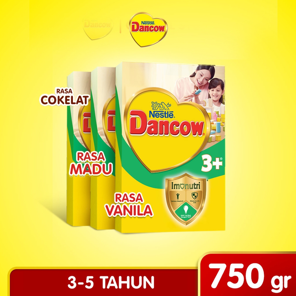 Jual Dancow 3+ Susu Pertumbuhan 750 gr - Dancow 3+ Susu Pertumbuhan ...