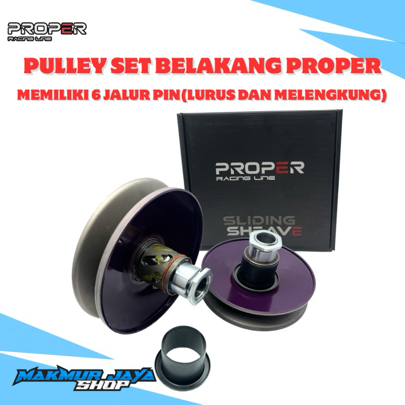 Jual Proper Racing Line Secondary Sliding Sheave / Pulley Belakang ...