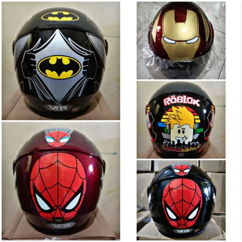Jual Helm Anak SNI Karakter Laki Laki Usia 3, 4, 5, 6, 7 Tahun | Shopee ...