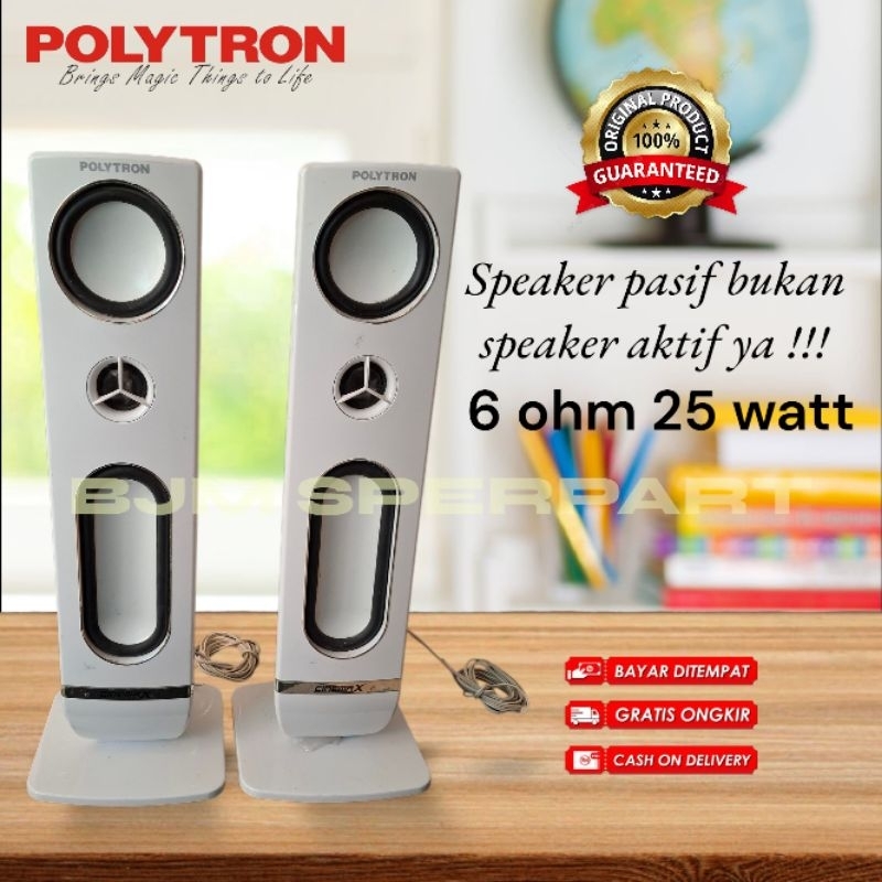 Jual speaker pasif polytron bekas tv led polytron 24 inch sampai 32 inch (BEKAS) original ...