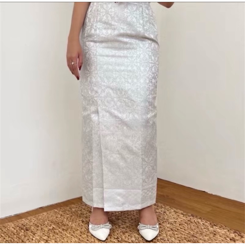 Jual Rok Songket Span Jadi Pinggang Karet Rok Songket Wisuda Rok Kebaya ...