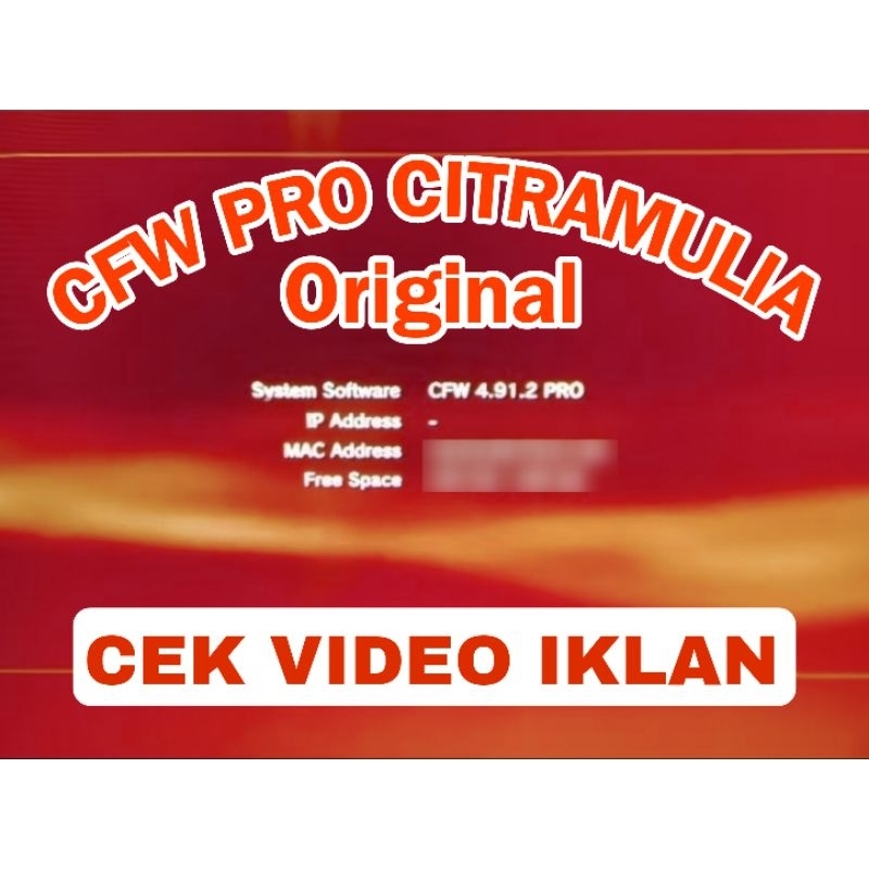 Jual Sofware Firmware CFW 4.92.1 PRO- HFW 4.89.2 PRO Citra Mulia CM ...