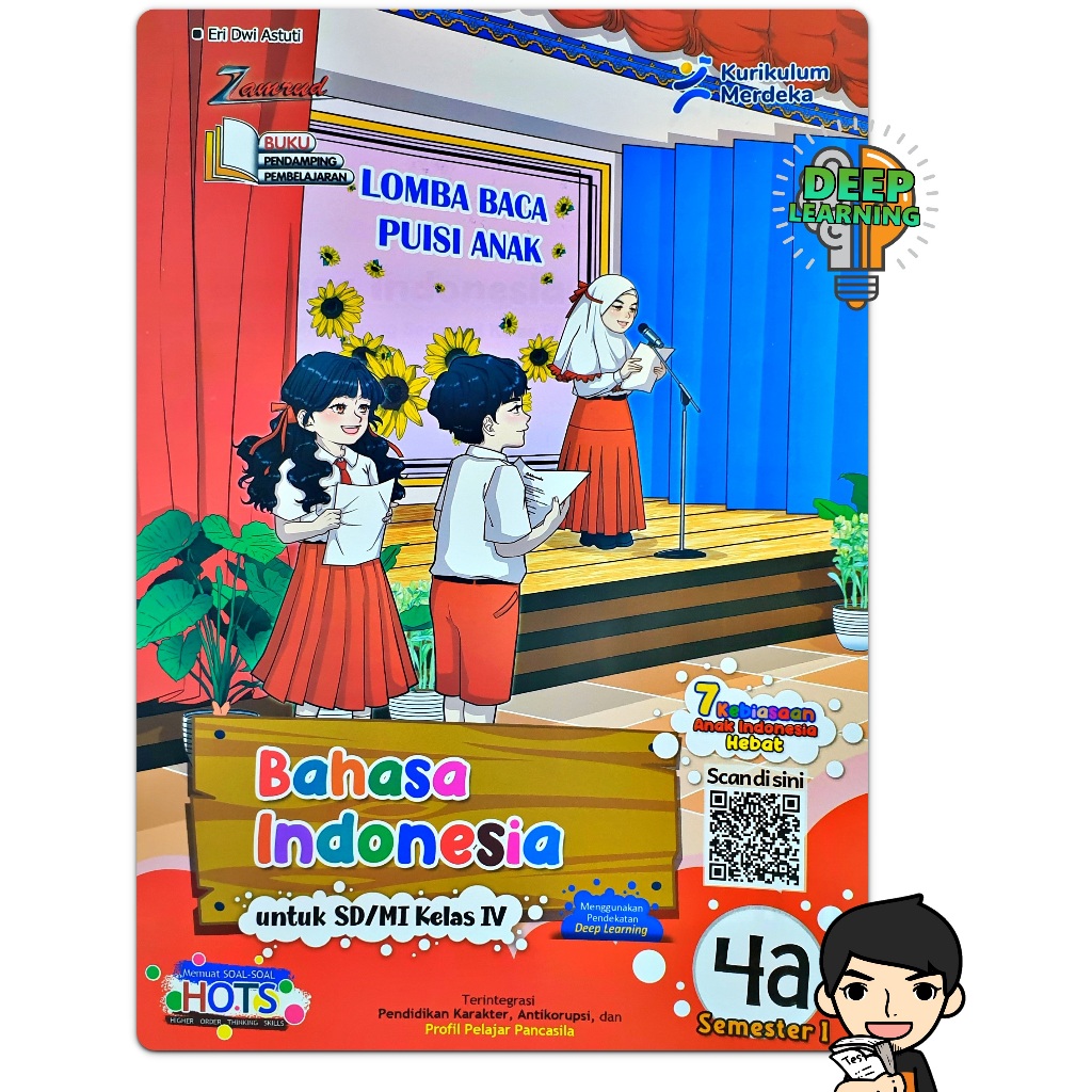 Jual LKS BAHASA INDONESIA SD KELAS 4 SEMESTER 1 2025-2026 KURIKULUM ...