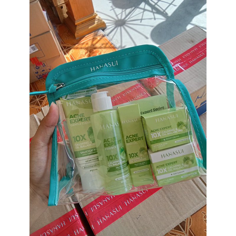 Jual Paket Hanasui Acne TREATMENT (Free Pouch) KEMASAN BARU /HANASUI ...