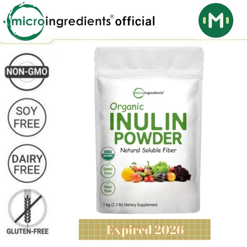 Jual Microingredients Organic Inulin Powder Isi 1kg Original USA ...