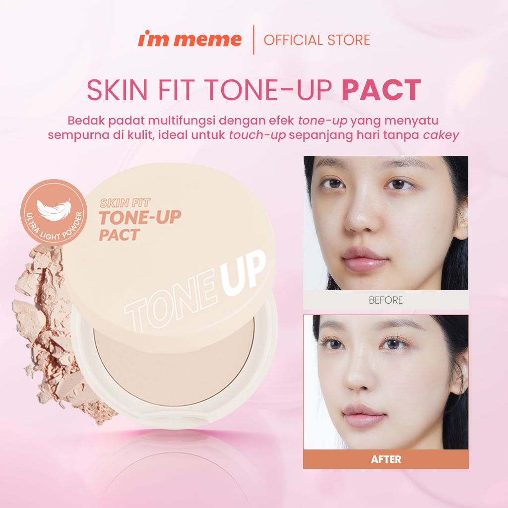 Jual I'M MEME Skin Fit Tone-up Pact | Shopee Indonesia