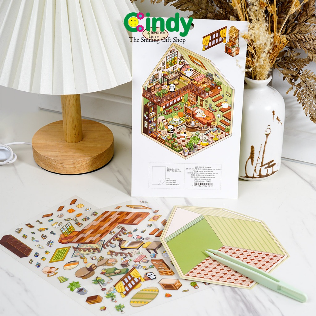 Jual CINDY Sticker 3D Premium Satisfying Decoration Landscaping ...