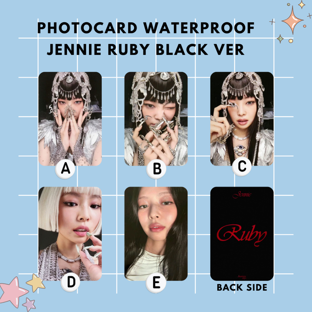Jual Jennie Ruby Photocard Waterproof | Shopee Indonesia
