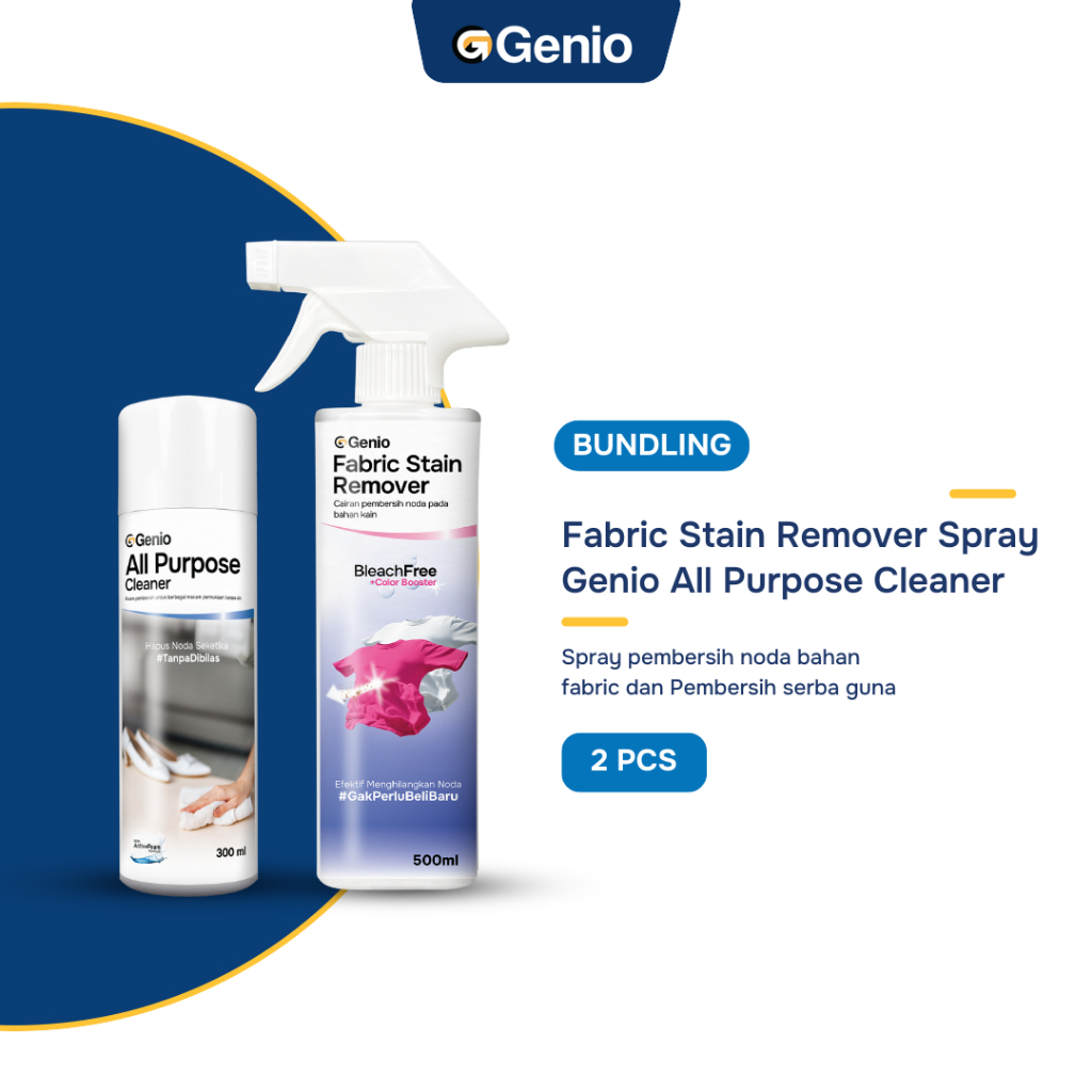 Jual Genio | Fabric Stain Remover Spray & Genio All Purpose Cleaner ...