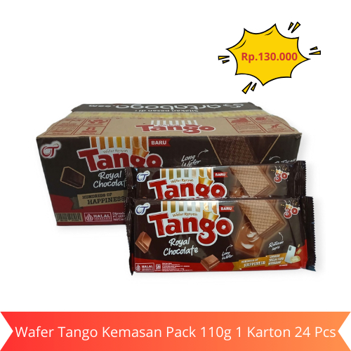 Jual Wafer tango Kemasan Pack 1 karton isi 24 Pcs @110g | Shopee Indonesia
