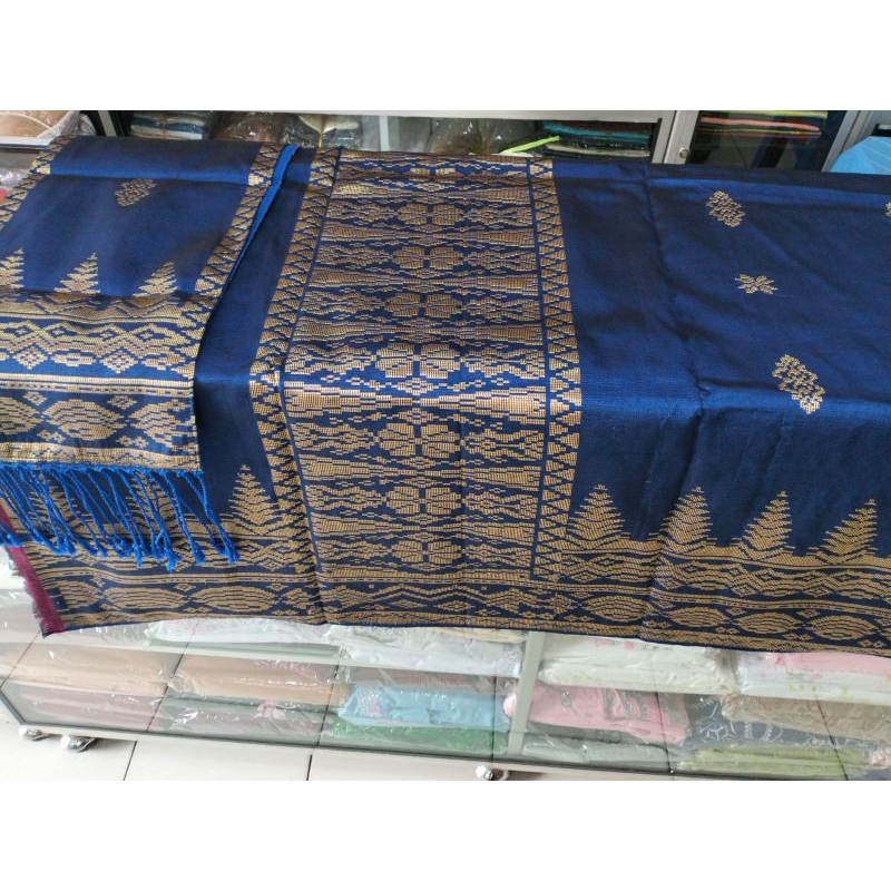 Jual Kain/Bahan Songket Tenun Silungkang Original (Benang Emas)/Songket Khas Minangkabau/Songket ...