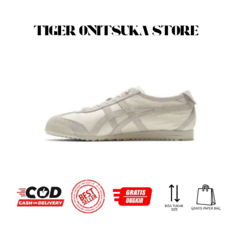 Jual Sepatu Onitsuka Tiger Mexico 66 Full White/Made Indonesia | Shopee Indonesia