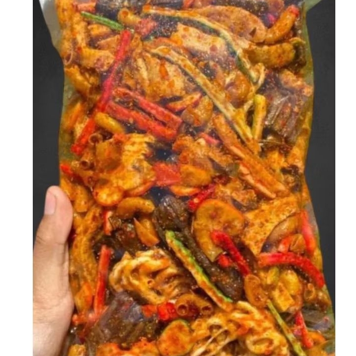 Jual KERUPUK SEBLAK MIX PEDAS DAUN JERUK 200 GRAM / KERUPUK SEBLAK ...