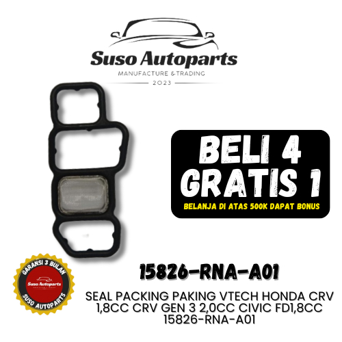 Jual SEAL VTECH HONDA CRV 1,8CC CRV GEN 3 2,0CC CIVIC FD1,8CC 15826-RNA ...