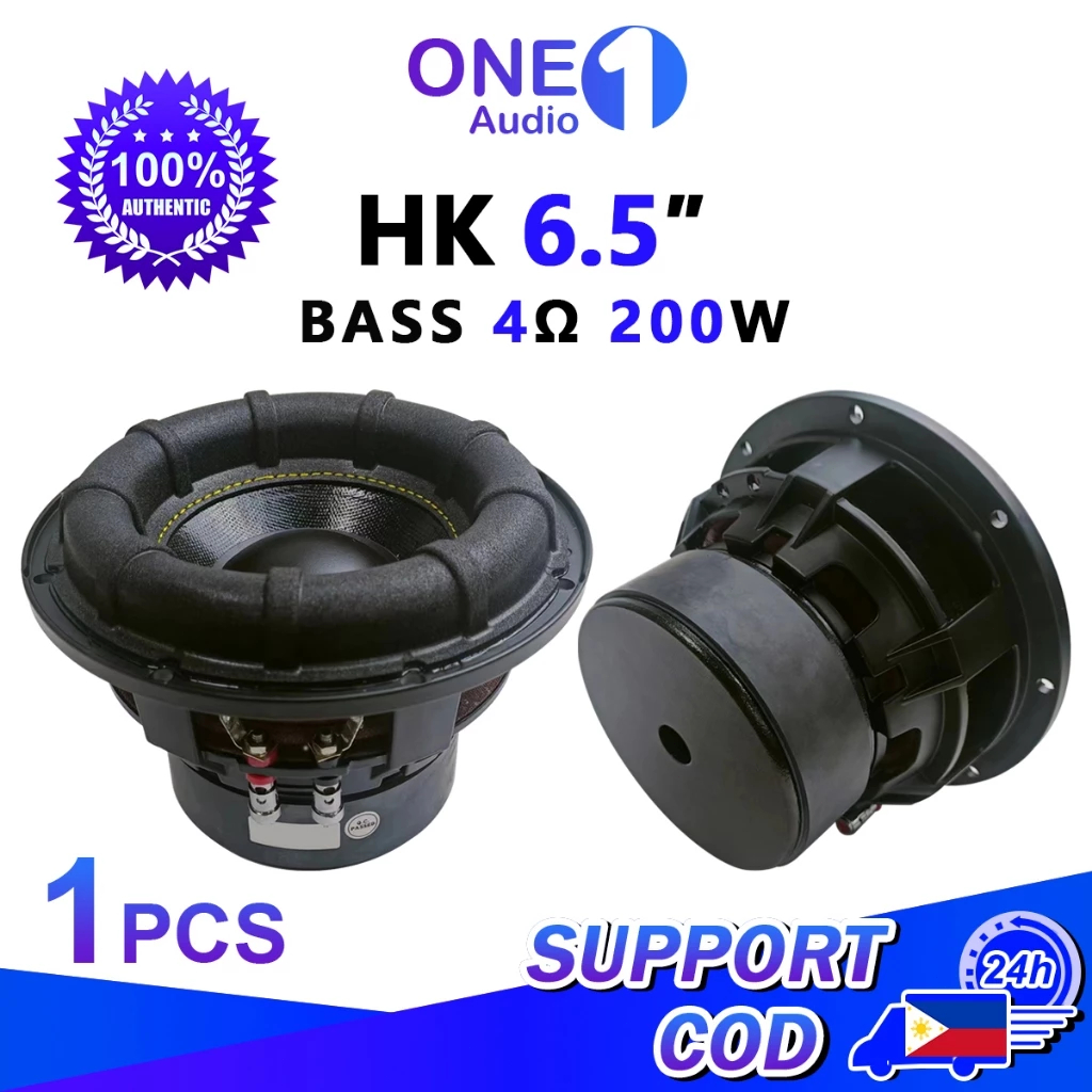 Jual OneAudio HK 6.5 inch 4Ω 200W Subwoofer Speaker Car Bass Speaker Deeper Woofer | Shopee ...