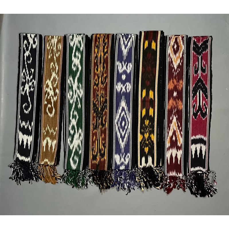 Jual Syal ikat kepala tenun etnik Indonesia l Asli Tenun Headbands ...