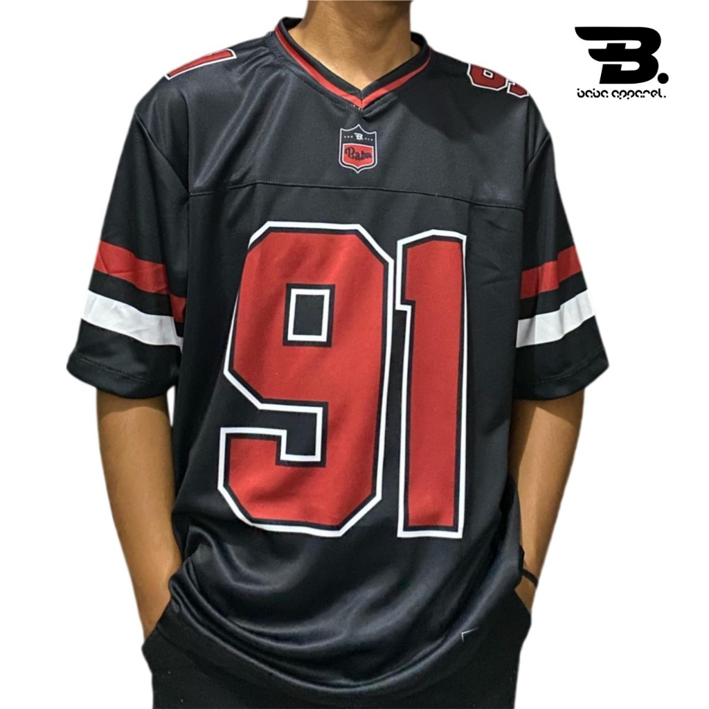 Jual Jersey BABA 91 / Number Series / Streetwear / Oversize / Music ...