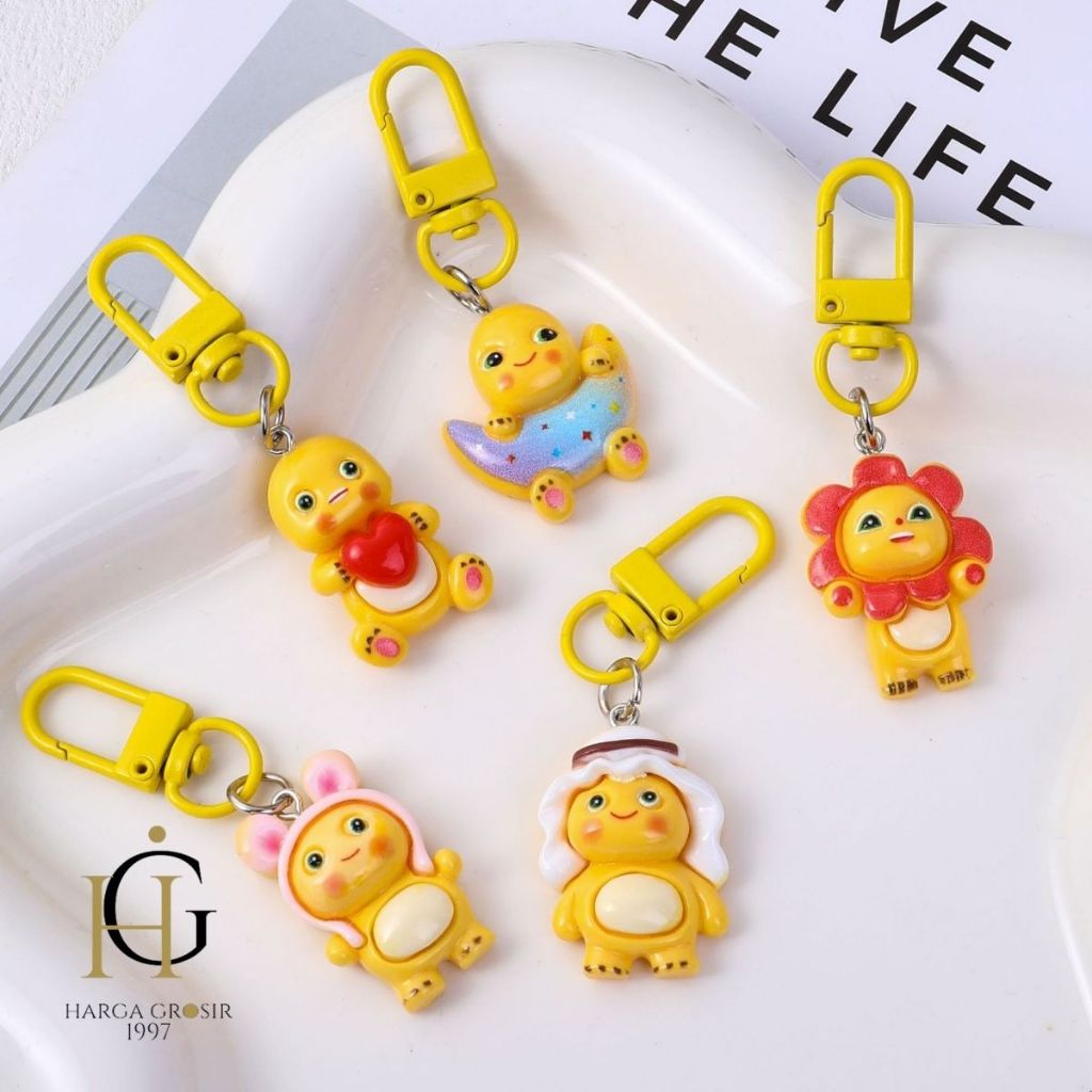 Jual GANTUNGAN KUNCI RESIN NAILONG DINO CUSTOME GK-1852 KEYCHAIN ...