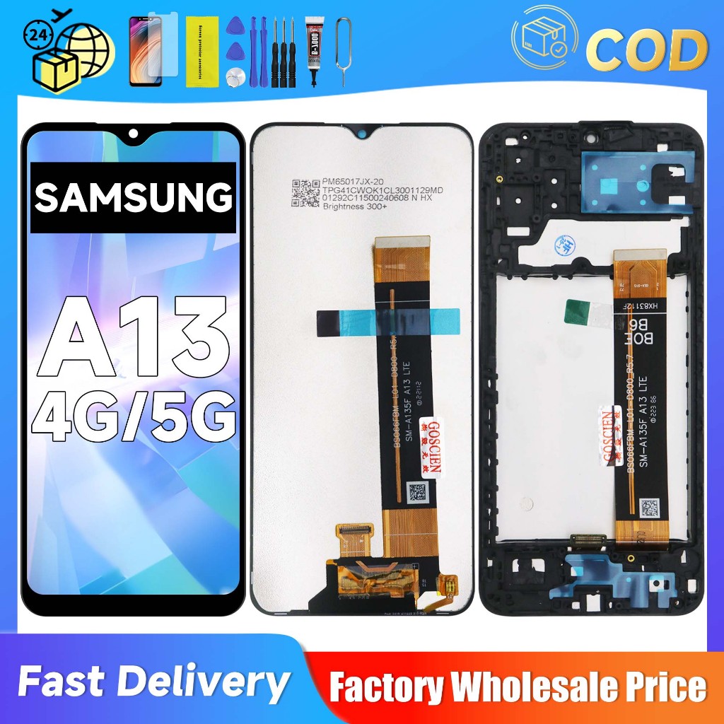 Jual LCD Touchscreen for Samsung A13 4G A135 / A13 5G A136 LCD Original Complete Fullest ...