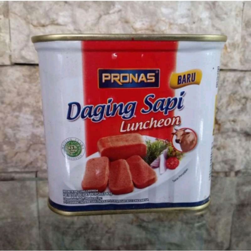 Jual Pronas Luncheon Daging Sapi 340gr | Shopee Indonesia