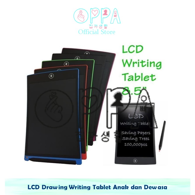 Jual OPPA - LCD Drawing Writing Tablet Anak dan Dewasa 8.5" | Papan ...