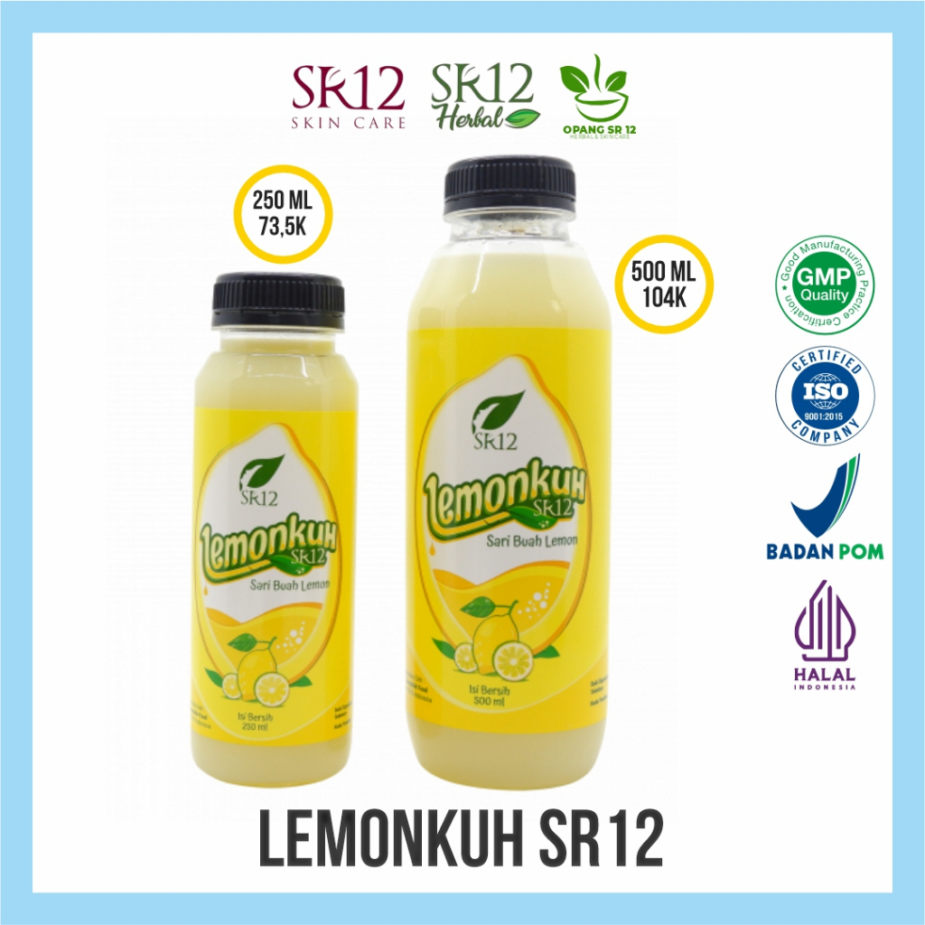 Jual Sari Lemon Alami Lemonkuh SR12 / Suplemen Daya Tahan Tubuh / Detox ...
