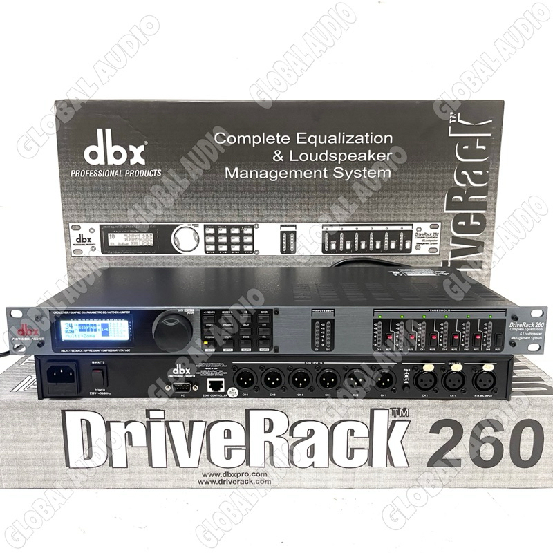 Jual Speaker Management DBX DriveRack 260 Loudspeker Management System Dbx 260 dbx260 Bagus ...