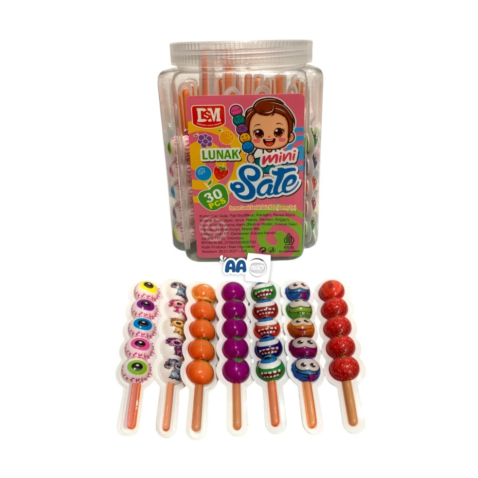 Jual DSM PERMEN LUNAK TUSUK SATE ISI 30 | Shopee Indonesia