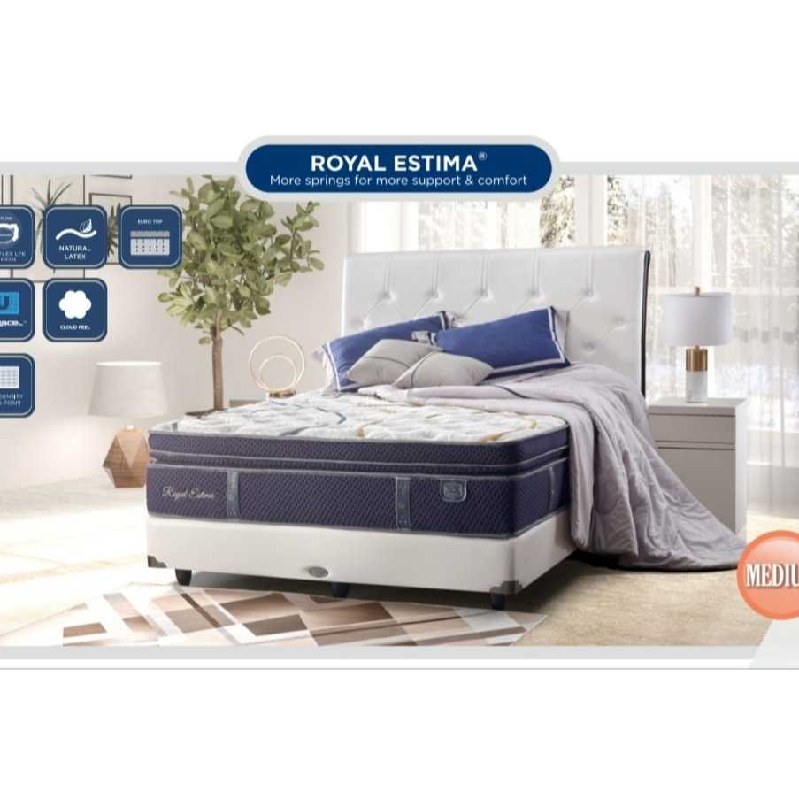 Jual Mattress Matras Kasur Springbed Elite Royal Estima Shopee Indonesia