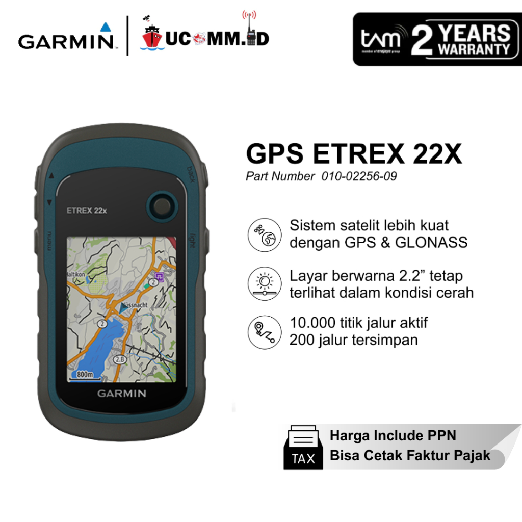 Jual Garmin Etrex 22X GPS Genggam Handheld Original Garansi Resmi TAM 2 ...