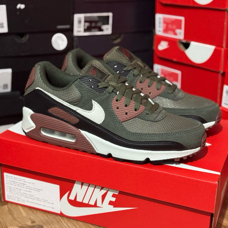 Jual Sepatu Air Max 90 Cargo Khaki Resmi | Shopee Indonesia