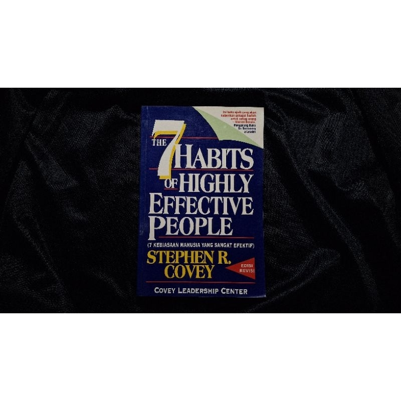 Jual THE 7 HABITS OF HIGHLY EFFECTIVE PEOPLE - STEPHEN R.COVEY TERJEMAHAN ORIGINAL PRELOVED ...