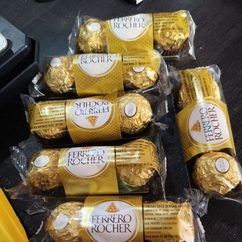 Jual ferrero rocher isi 3 | Shopee Indonesia