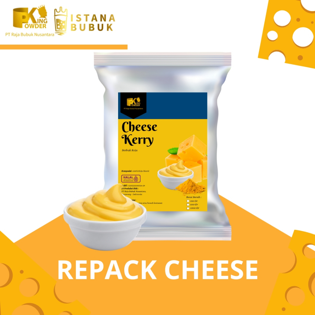 Jual Repack Cheese Kerry 1kg Keju Bubuk Murni 100% | Shopee Indonesia