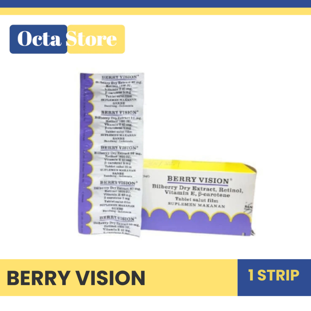 Jual BERRY VISION STRIP ISI 10 TABLET / berryvision | Shopee Indonesia