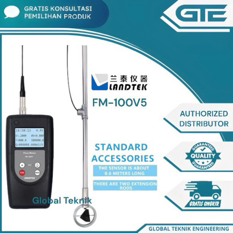 Jual OPEN CHANNEL CURRENT FLOW METER WATER RATE FM-100V5 RIVER LAKE FM ...