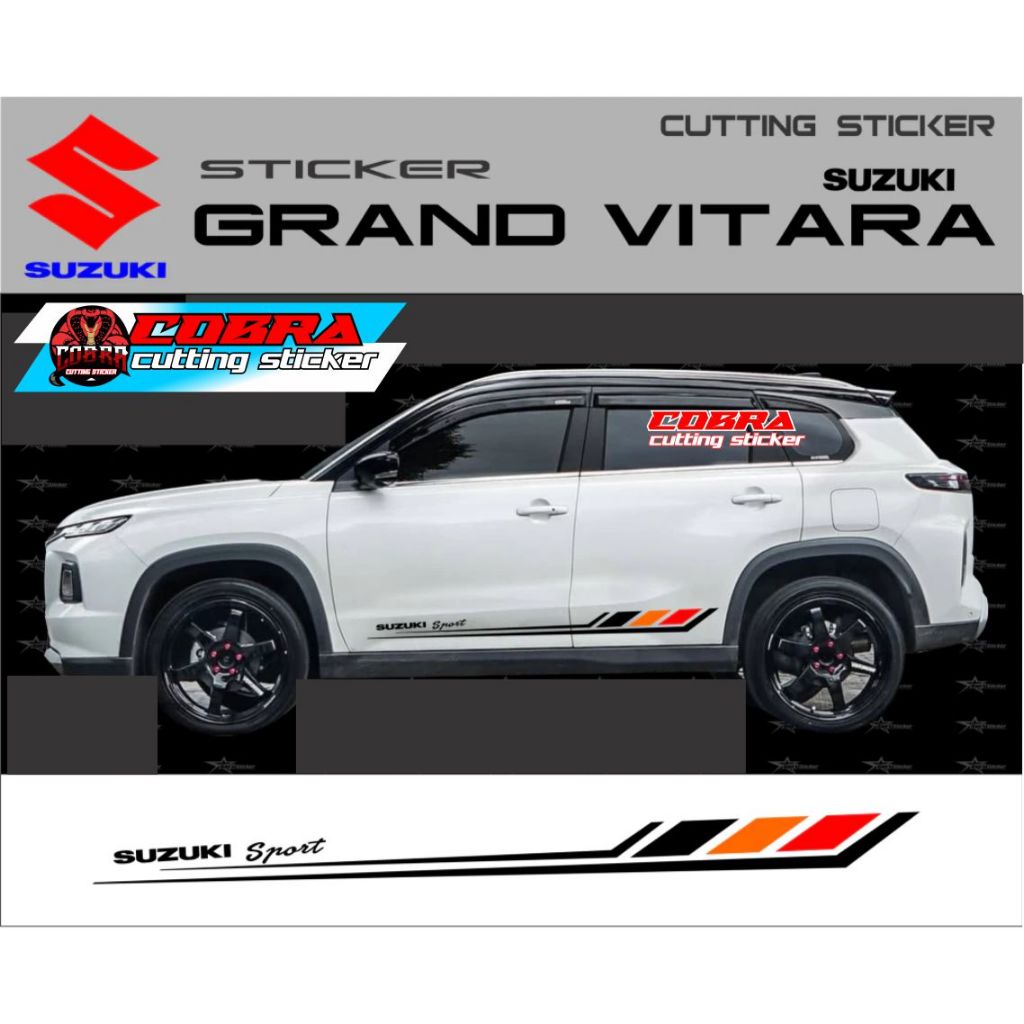 Jual STICKER STIKER MOBIL GRAND VITARA STICKER LIST BODY SAMPING SUZUKI ...