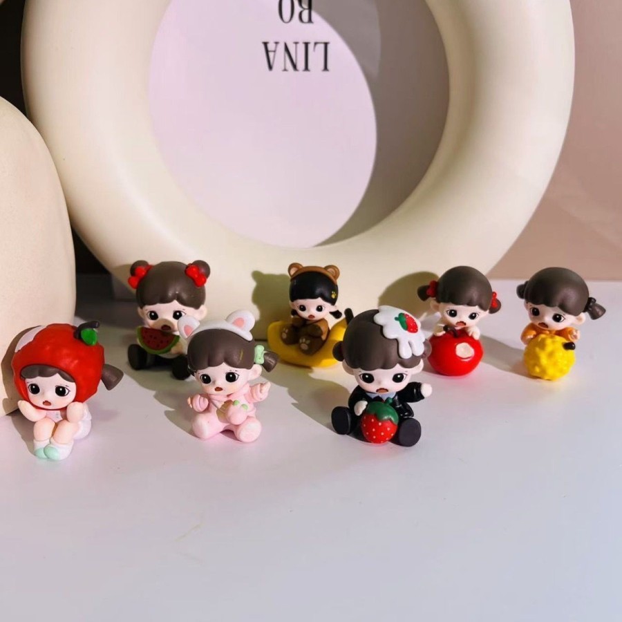 Jual Miniatur Ornamen Baby Zora Figure Cry Baby Pop Mart Macaron ...