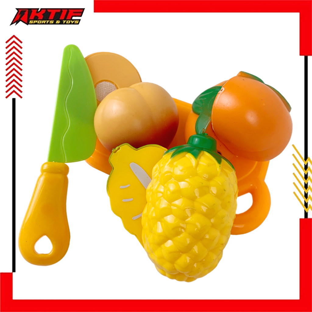 Jual Mainan Buah Potong Perekat / Cate Heaven Fruits 6820 | Shopee ...